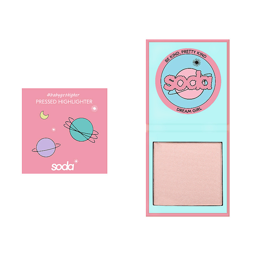 SODA PRESSED HIGHLIGHTER #babygethigher Хайлайтер прессованный – купить ...